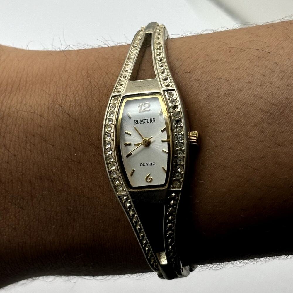 Vintage Silver & Gold Rumours Watch - Gem